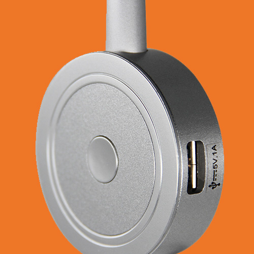 Leeslamp bed dimbaar met USB telefoonoplader, BedlampjesWinkel